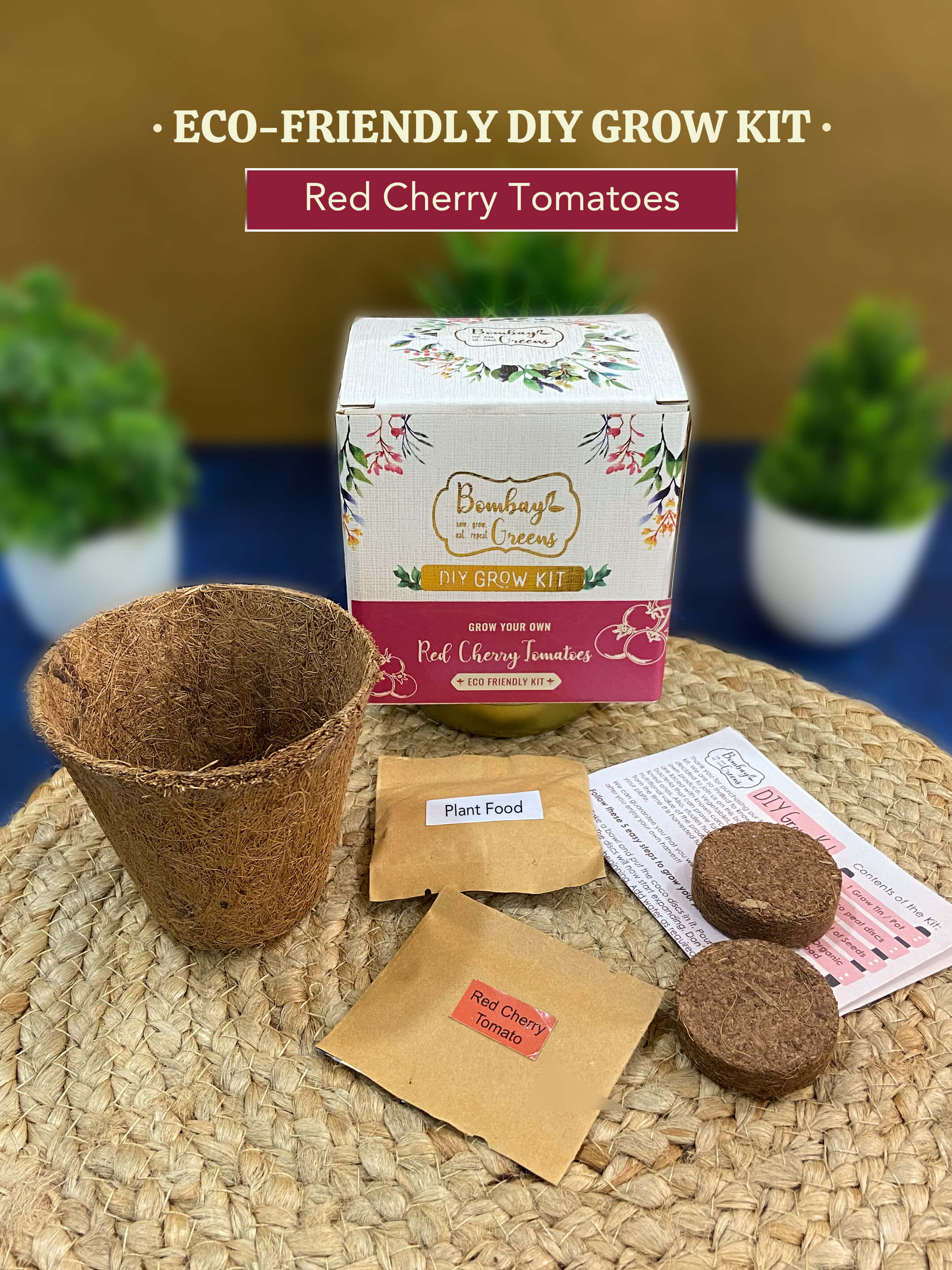 Red Cherry Tomatoes Grow Kit Online In India | Bombay Greens