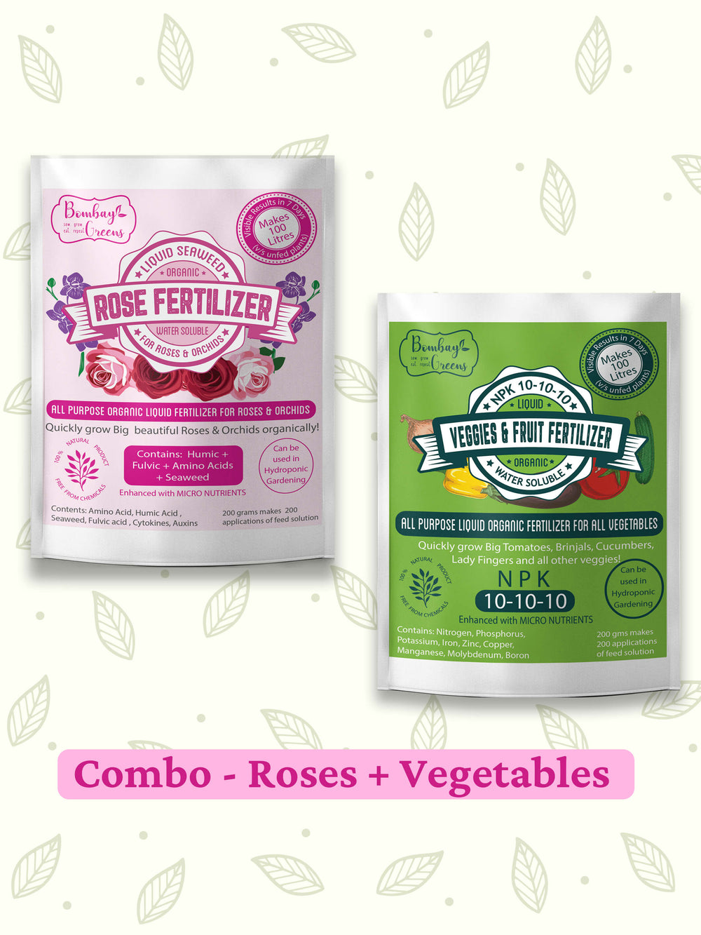 Liquid Plant Fertilizer | Rose Fertilizer| Bombay Greens