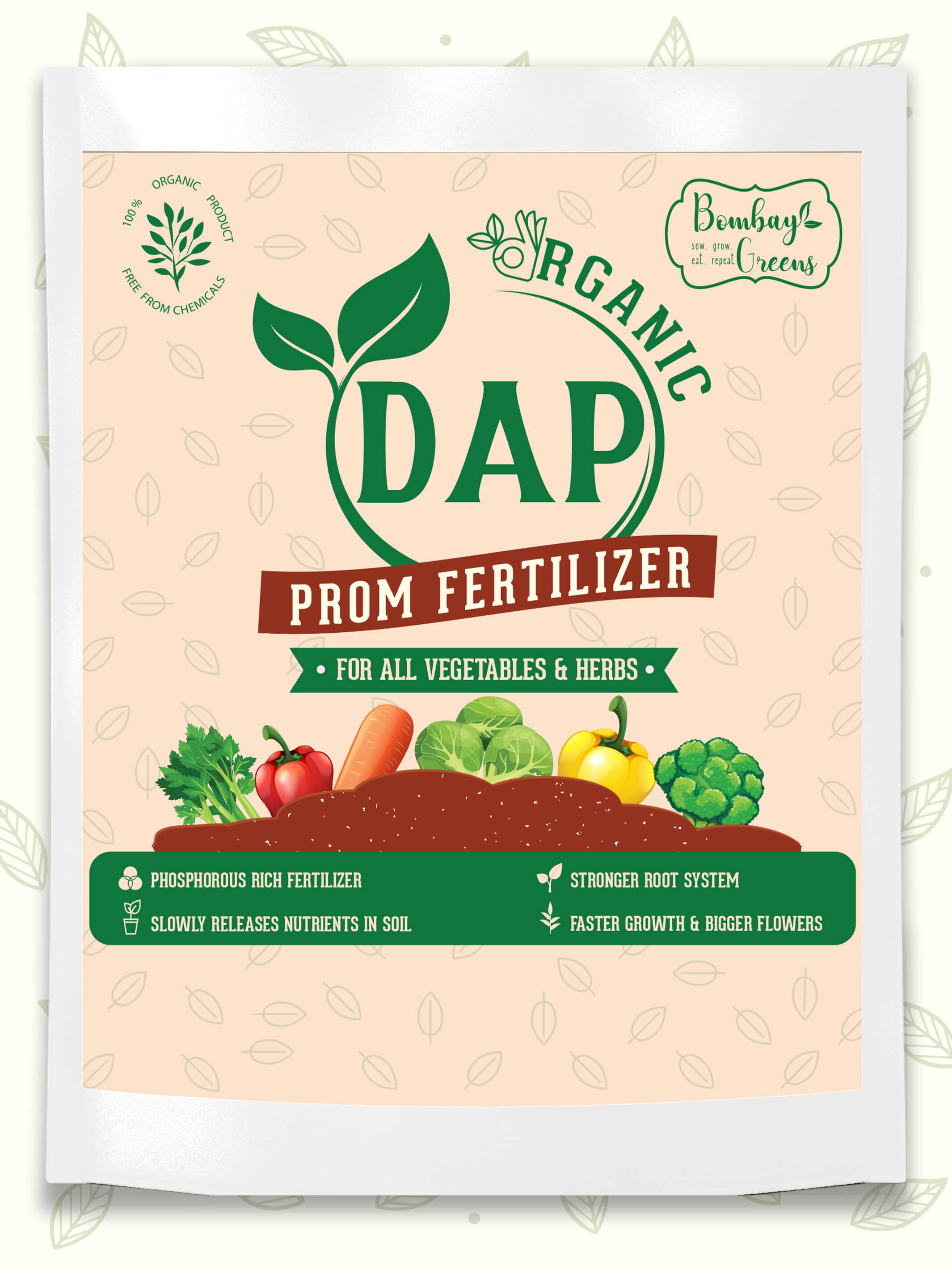 DAP Fertilizer| Organic Fertilizer for Vegetables & Herbs | Bombay Greens