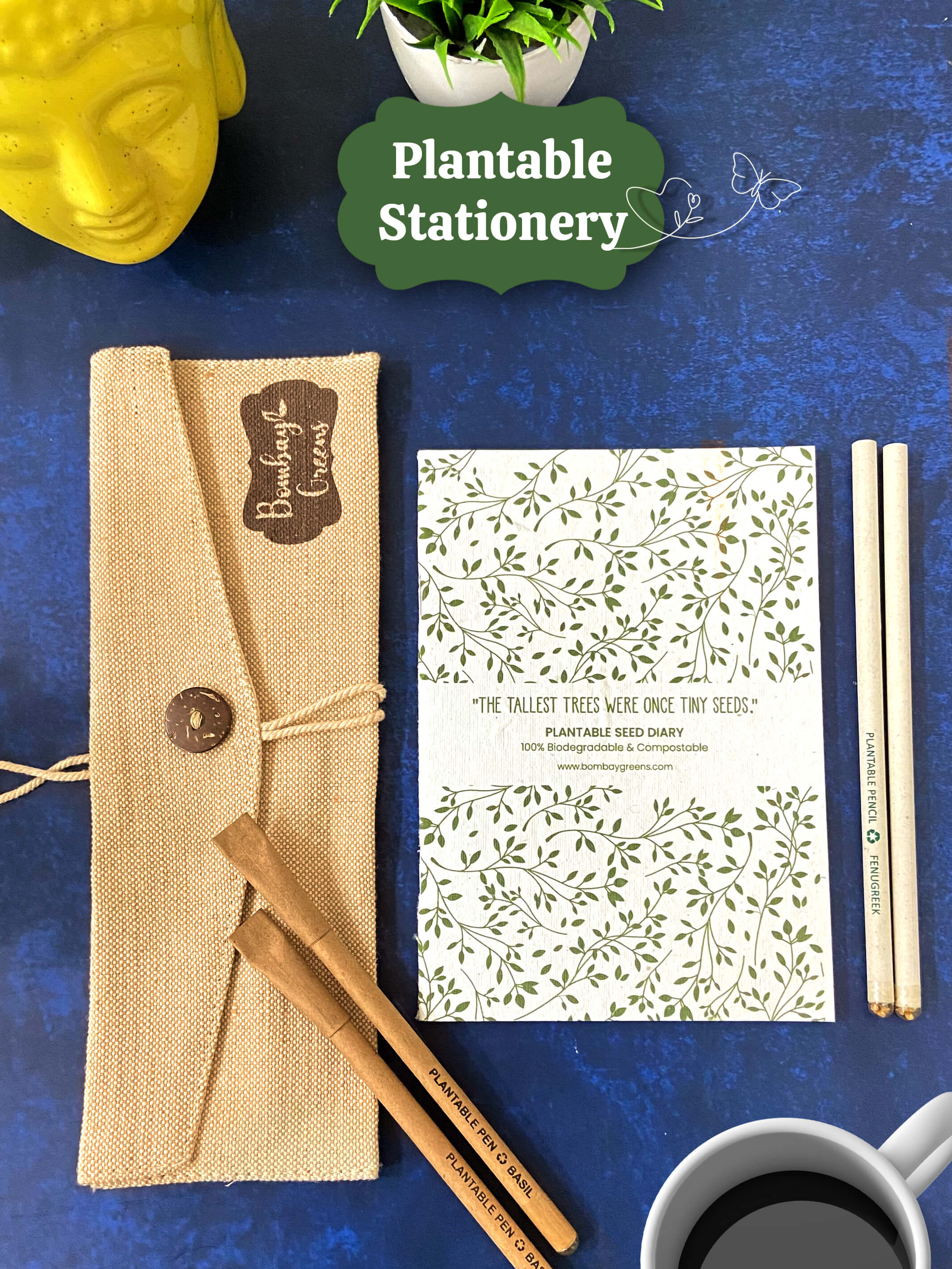 Plantable Stationery - Buy Plantable Seed Diary, Pens & Pencils Online ...
