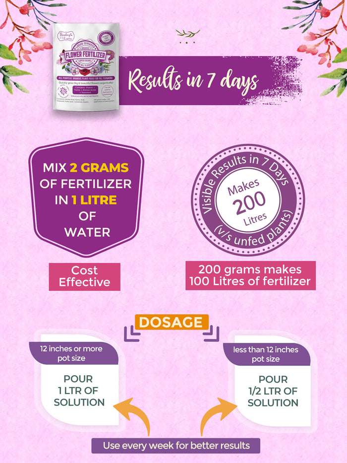 Buy Best Organic Water Soluble Liquid Fertilizer for Rose & Orchids ...