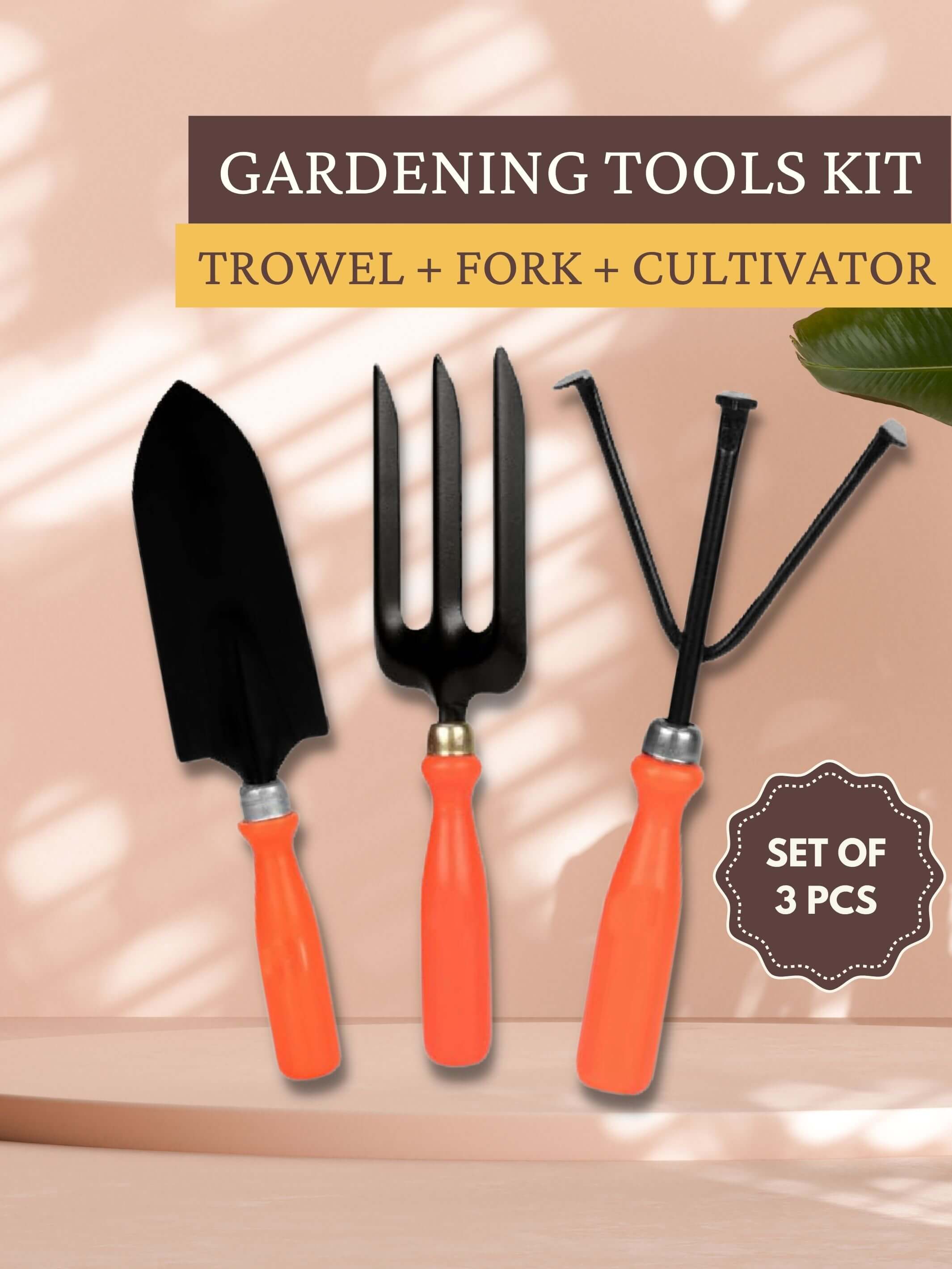 Buy 3 In 1 Gardening Tool Kit Online in India | Bombay Greens