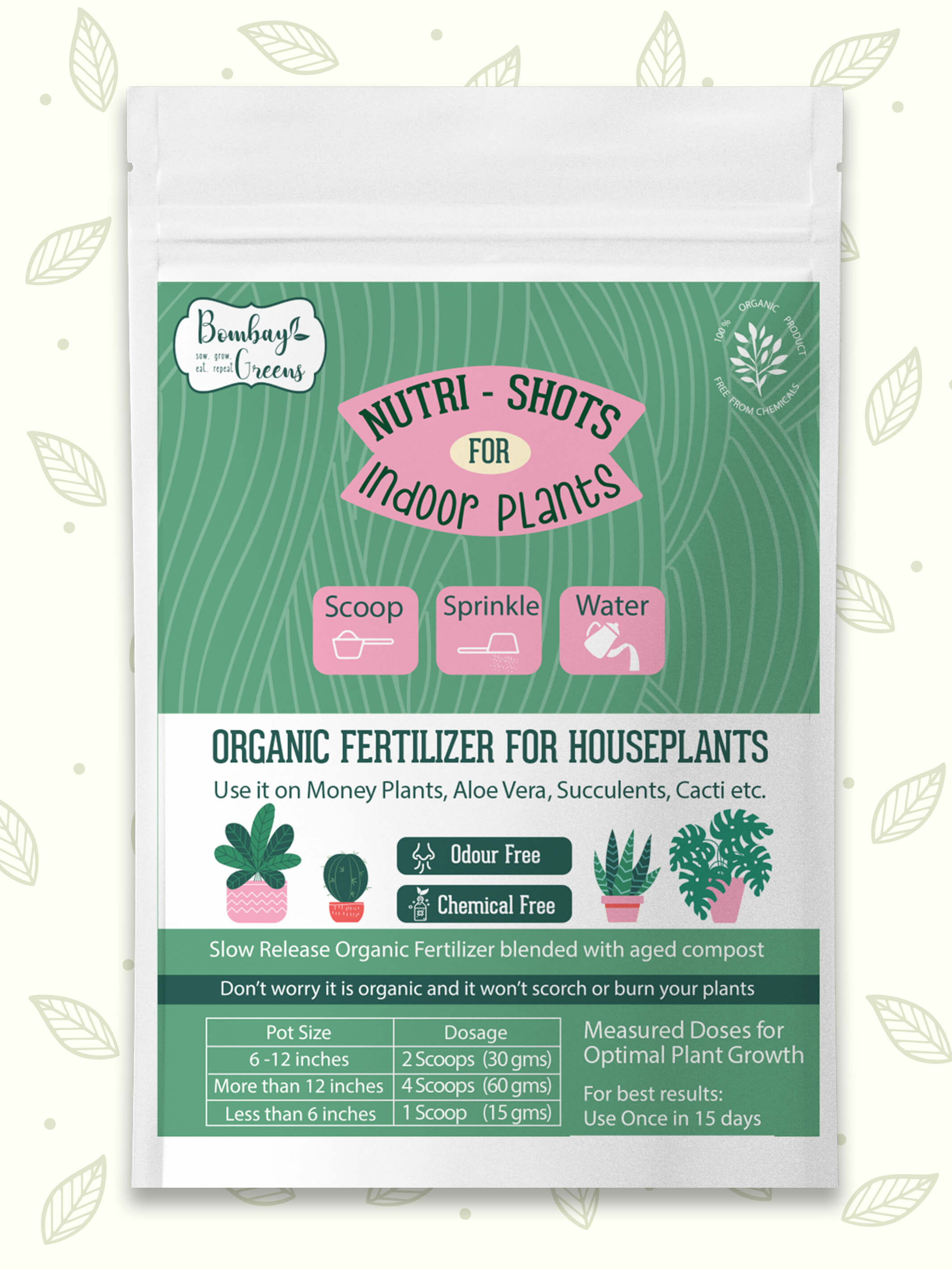 Indoor Plant Fertilizer - Best Fertilizer for Plants | Bombay Greens