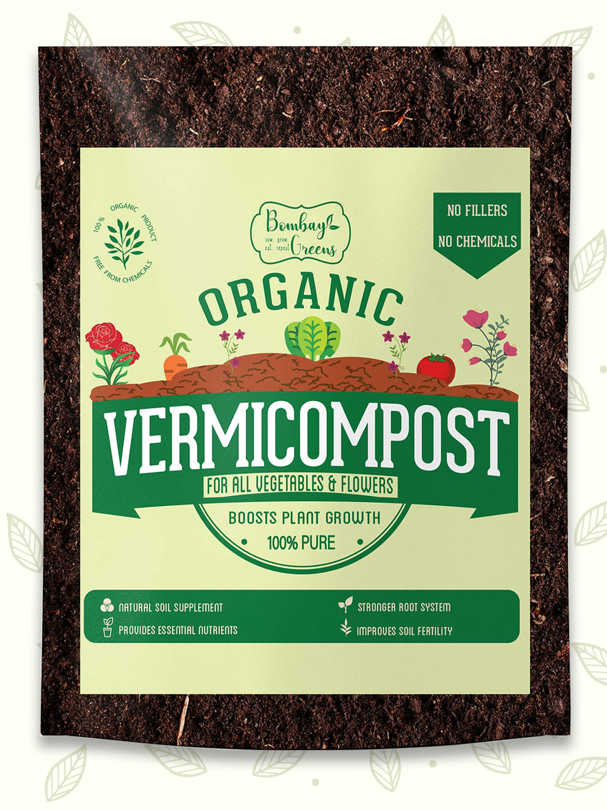 Buy Organic Vermicompost Fertilizer 2KG. Cheapest Vermicompost Price ...